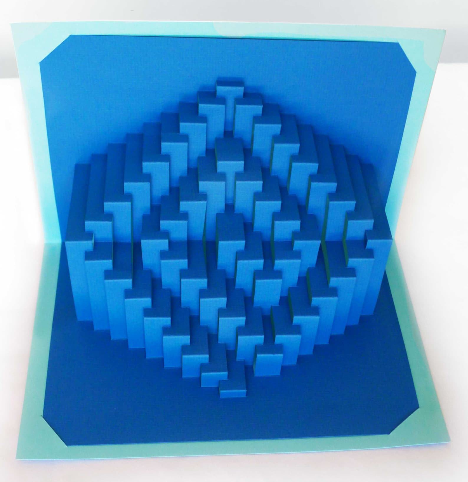 DIY Template - "9x9 Spiral" Kirigami Paper Sculpture - Etsy