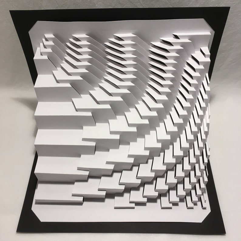 DIY Template wholsch Kirigami Pop-up Paper Sculpture - Etsy
