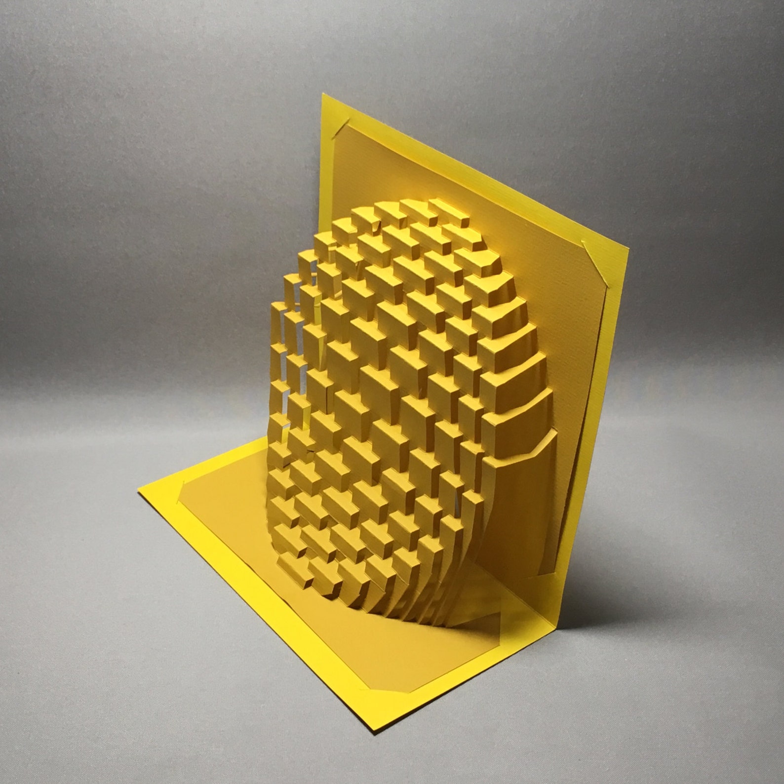 DIY Template - "9x9 Obloid" Kirigami Pop-up Paper Sculpture - Etsy