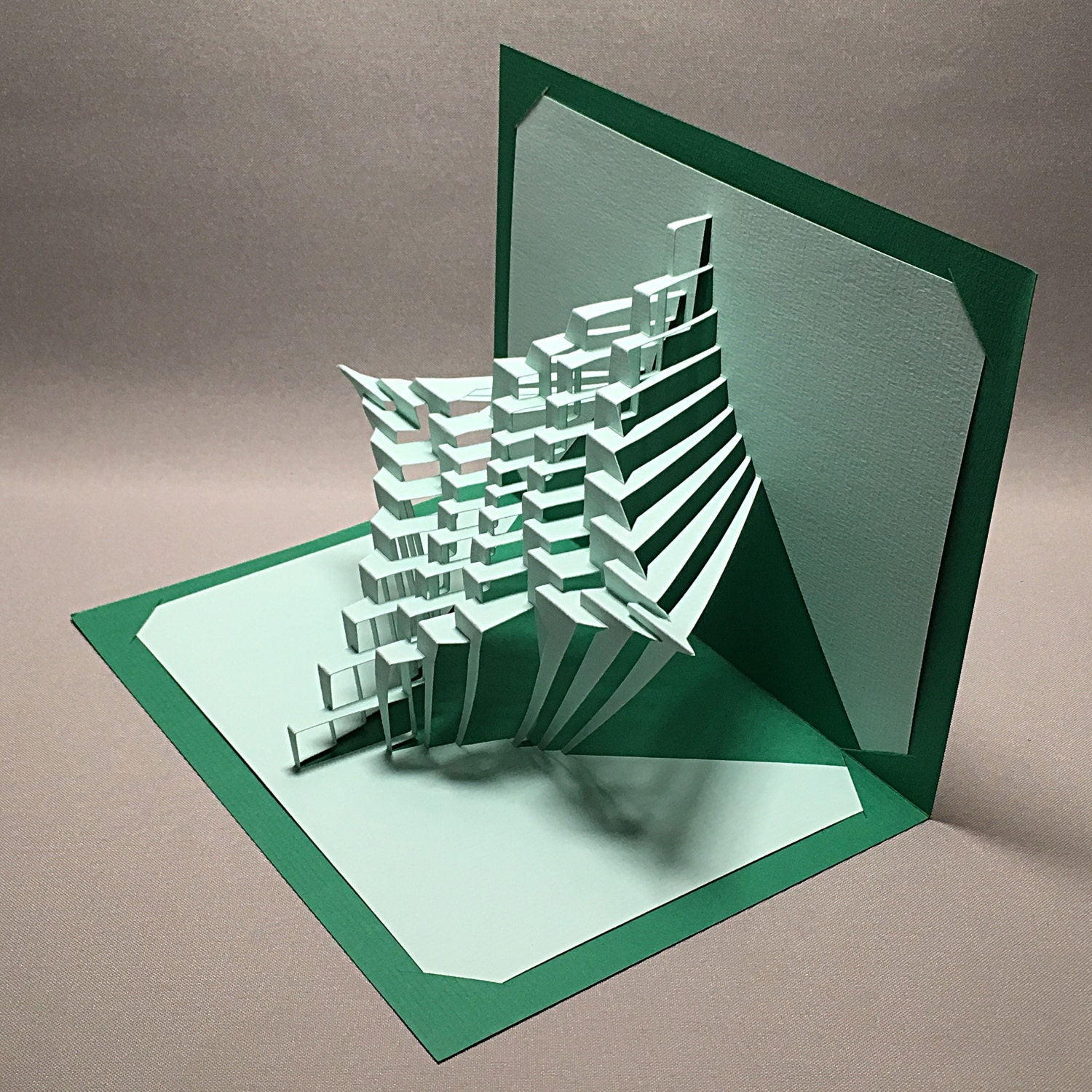DIY Template - "astroid Zigzag" Kirigami Paper Sculpture - Etsy