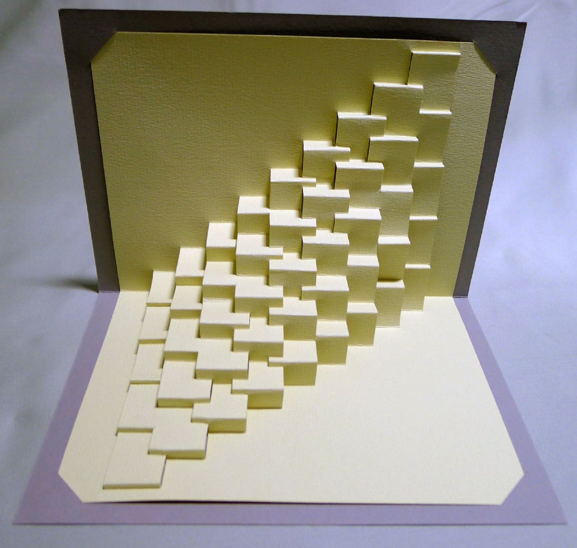 DIY Template torsion 1 / Straight Kirigami - Etsy