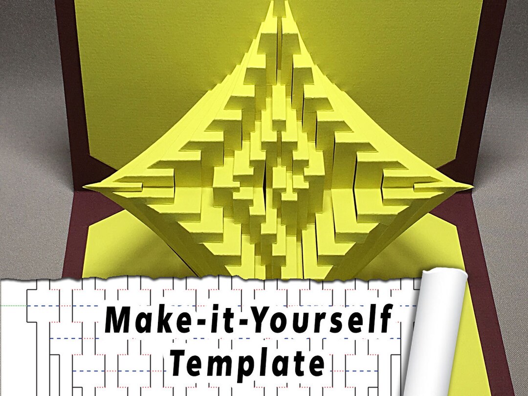 DIY Template - "astroid Spiral" Kirigami Paper Sculpture - Etsy