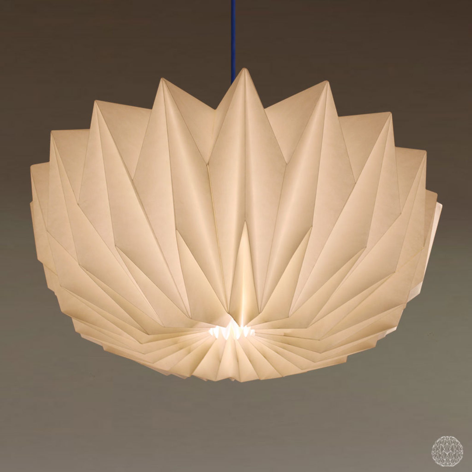 Origami Paper Lampshade: Aladdin [50 Cm - White] - Etsy