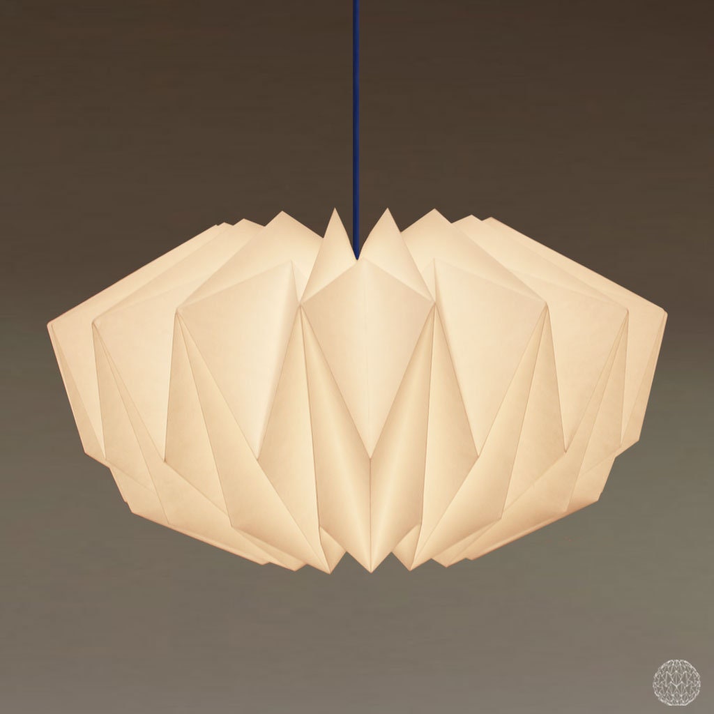 Origami Paper Lampshade: Aladdin [50 Cm - White] - Etsy