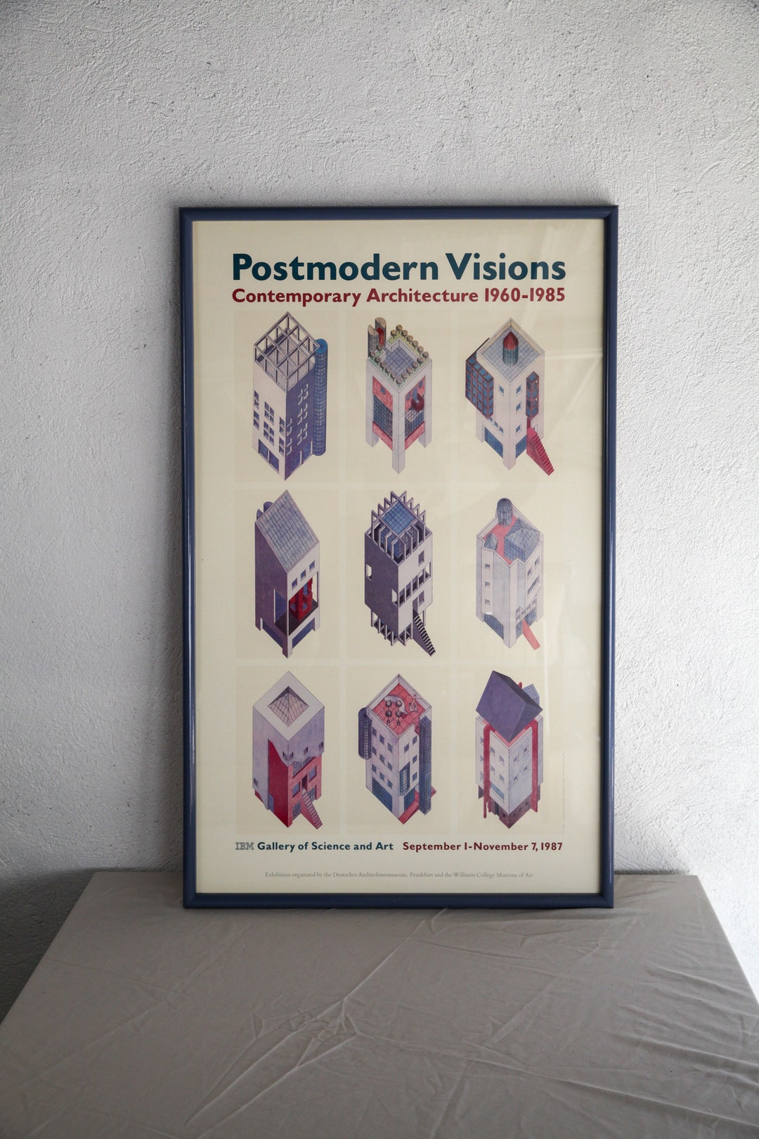 Vintage Poster for 1987 Art and Design Show postmodern Visions ...