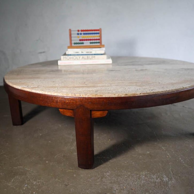 Brutalist Round Table - Etsy