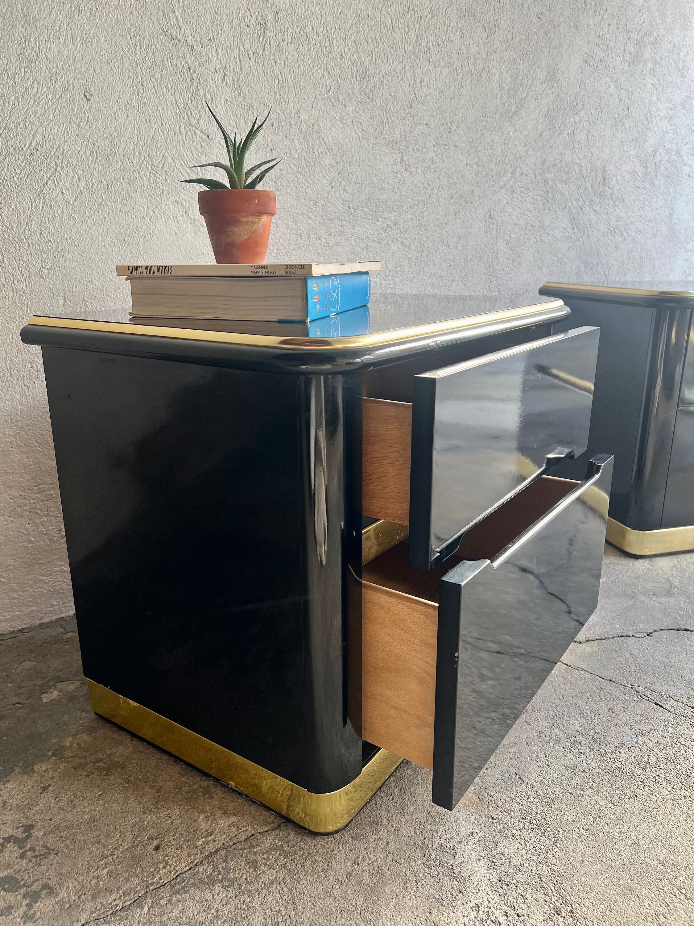 Postmodern 1980s Nightstands, End Tables or Side Tables - Etsy