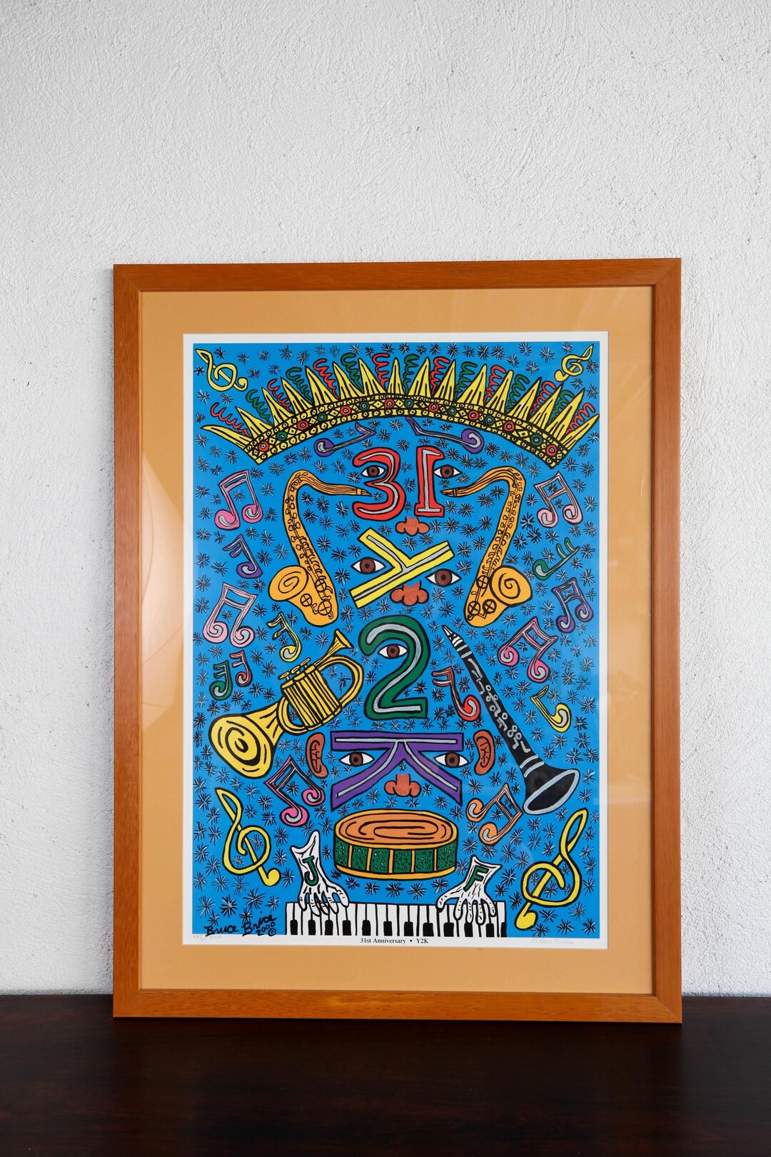 Vintage Poster for Y2K New Orleans Jazz and Heritage Festival Signed by ...