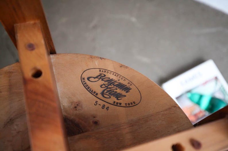 Vintage Brutalist 1970s Handmade Small Wooden Stool or Side Table - Etsy