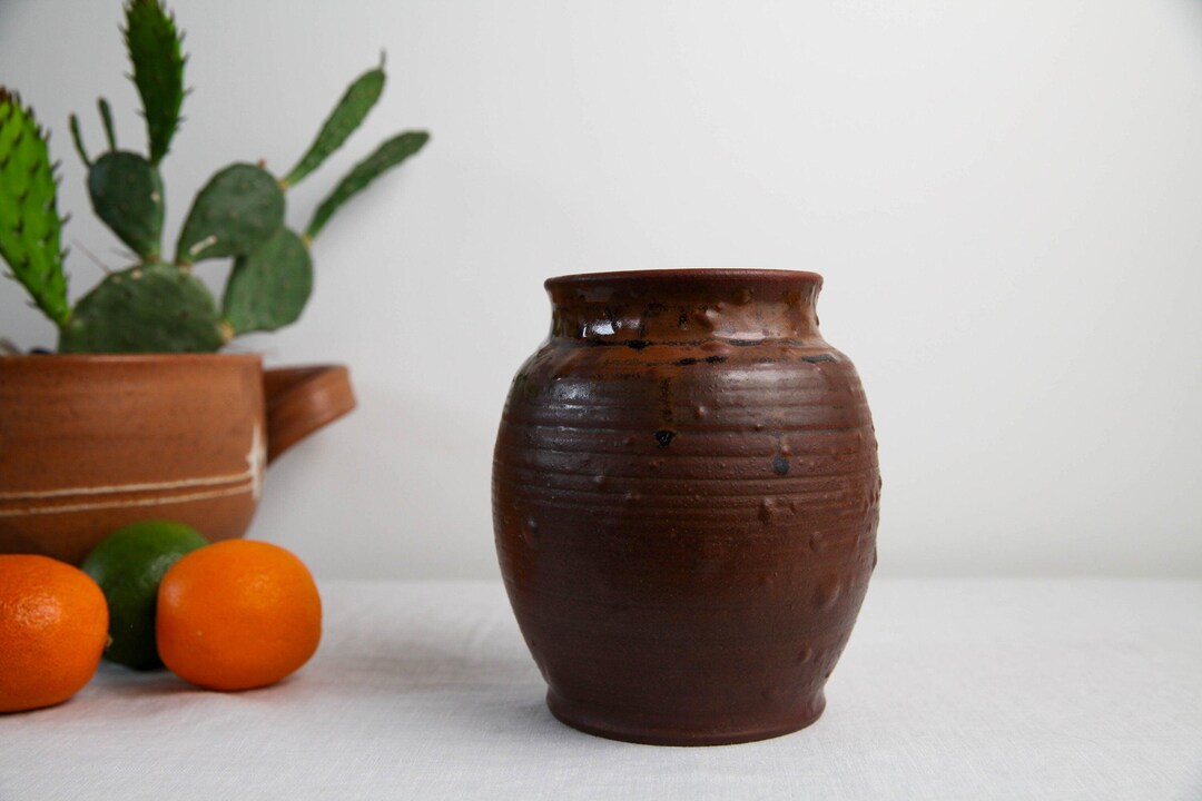 Hand Thrown Studio Pottery Vase by Bermuda Pottery - Etsy