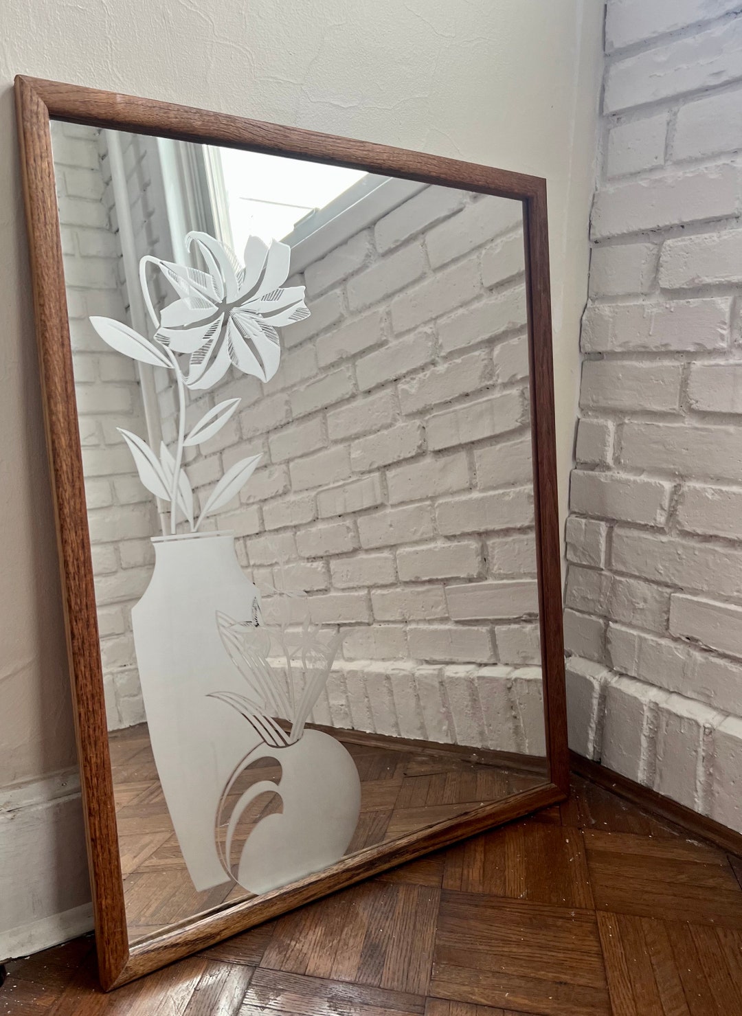 1980s / 1990s Mirror Art - Etsy