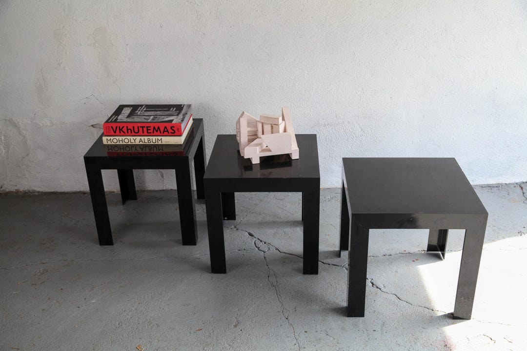 Set of Three Vintage Mid Century Modern Syroco Stacking Parsons Side ...