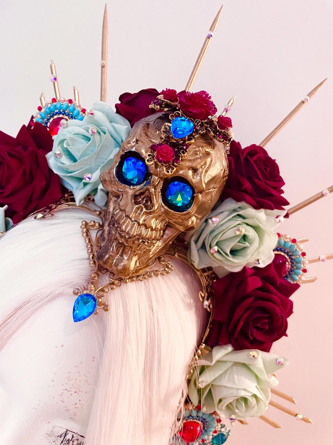 La Catrina Rose Dreamy Crown - Etsy