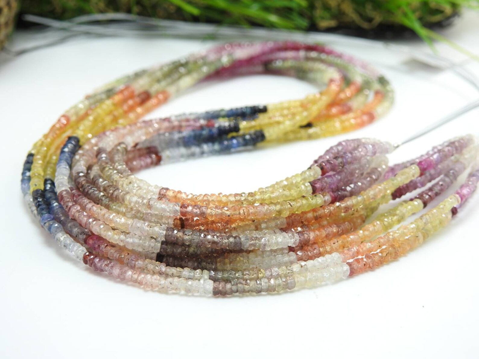 Multi Sapphire Faceted | Etsy