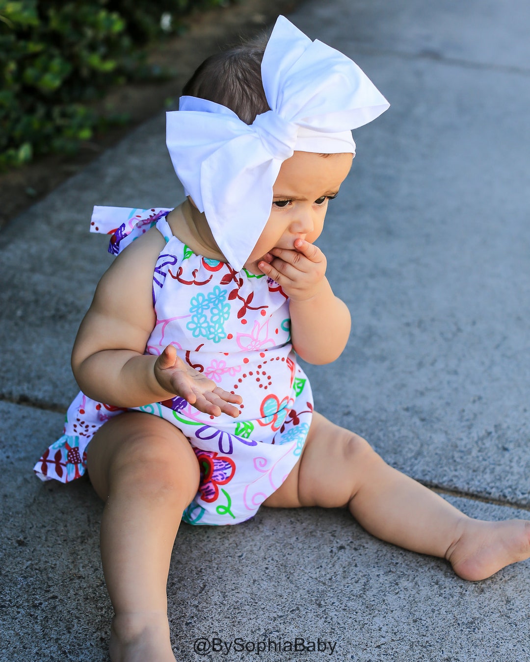 Baby Head Wrap, Baby Headwrap, White Baby Headband, Baby Turban ...