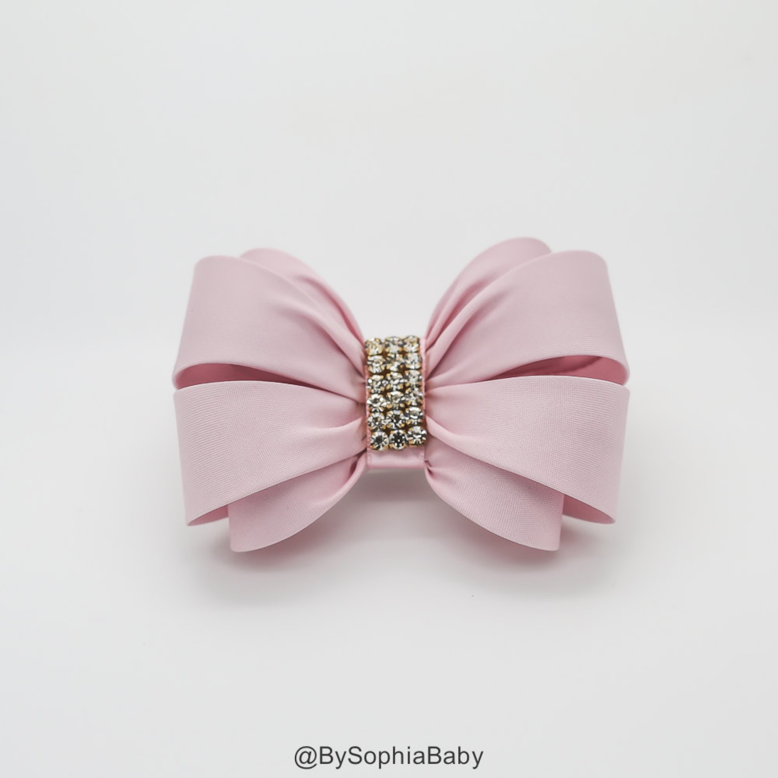 Light Pink Bow Hair Clip, Girls Bow Hair Clip, Bow Hair Clip, Wedding ...