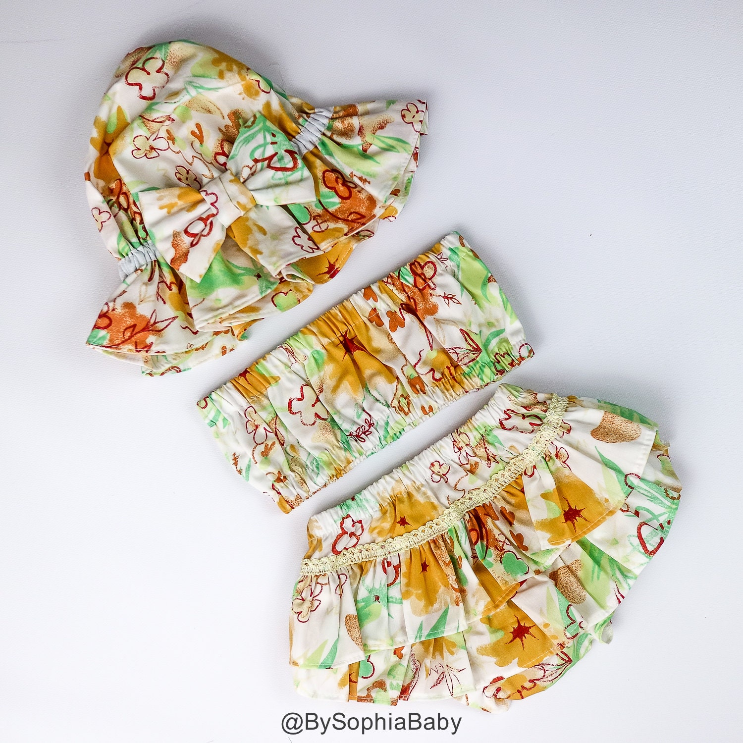 Baby Summer Set, Baby Sunsuit, Baby Sun Bath Outfit, Baby Shower Gift ...