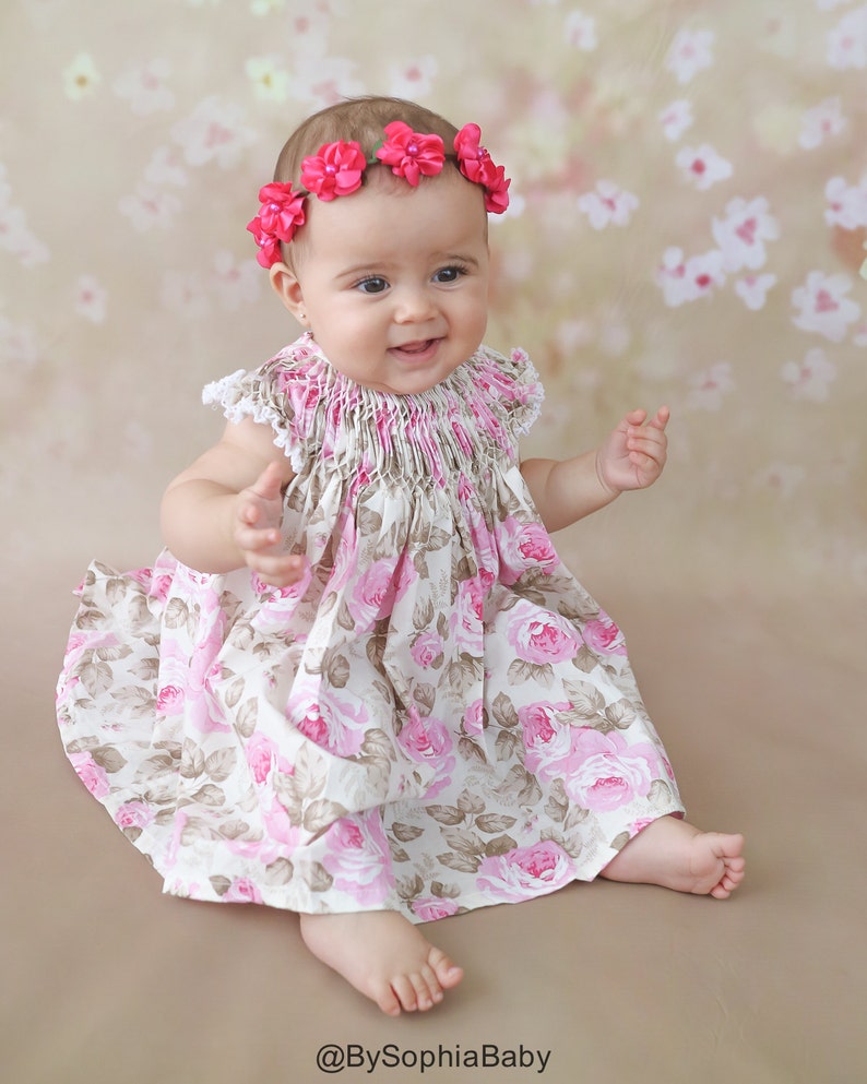 Baby Flower Crown Toddler Flower Crown Hot Pink Flower - Etsy