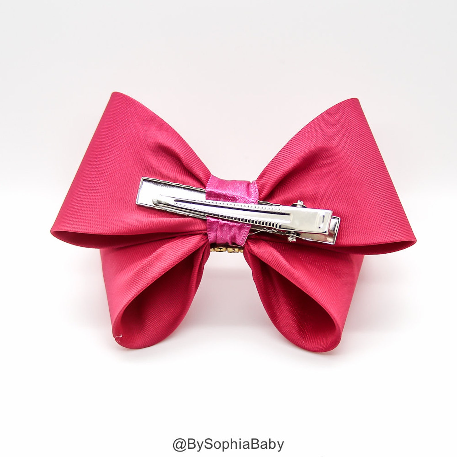 Hot Pink Hair Clip Pink Bow Hair Clip Bow Hair Clip Toddler - Etsy ...