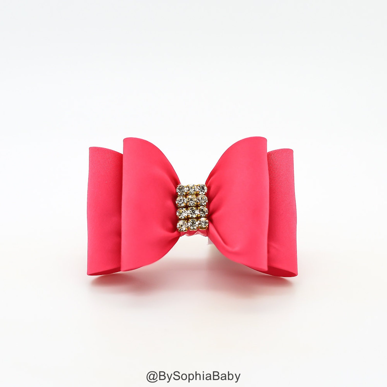 Hot Pink Baby Bow Hot Pink Bow Hair Clip Bow Hair Clip | Etsy