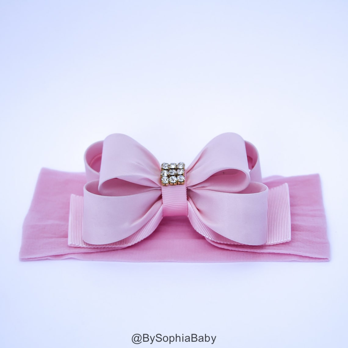 Light Pink Big Bow Headband Pink Baby Headband Bow Headband - Etsy