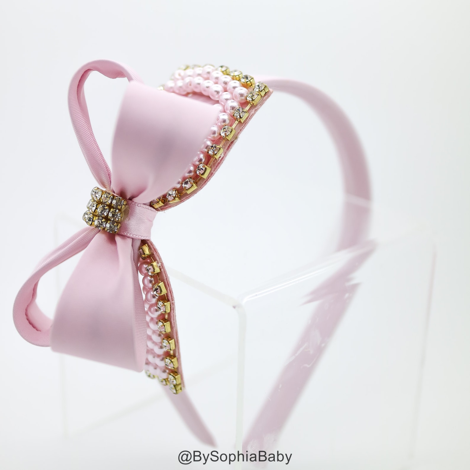 Light Pink Bow Headband Girl's Headband Toddler - Etsy