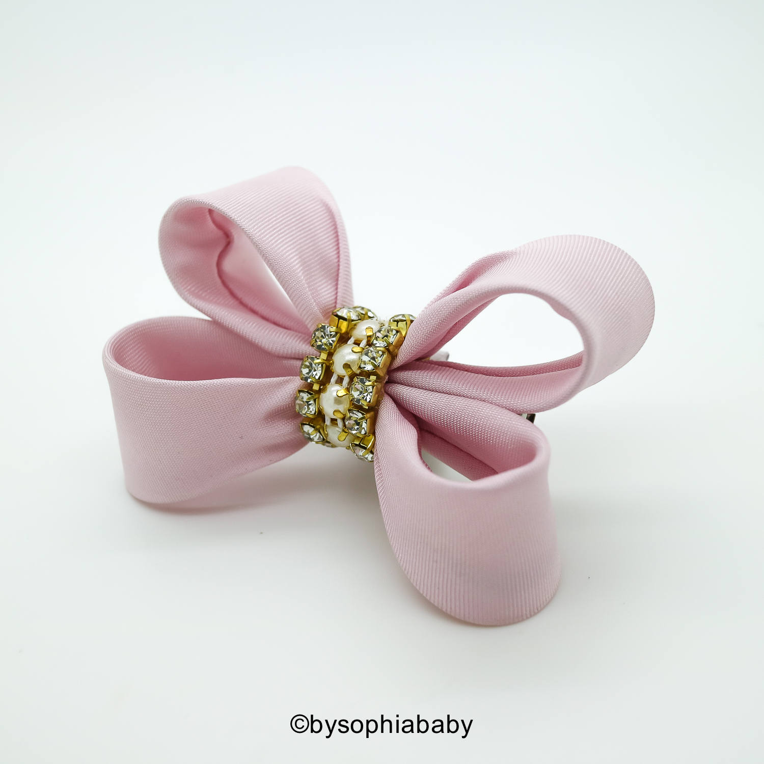 Baby Hair Clip, Light Pink Bow Hair Clip, Light Pink Hair Clip, Toddler ...