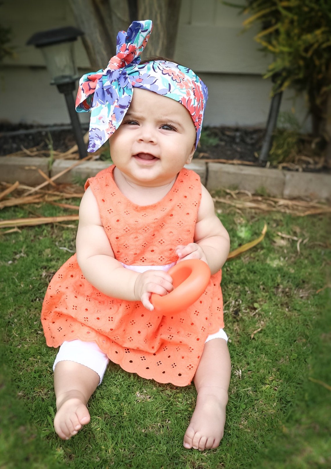 Baby Head Wrap Baby Headwrap Floral Baby Headband Baby | Etsy