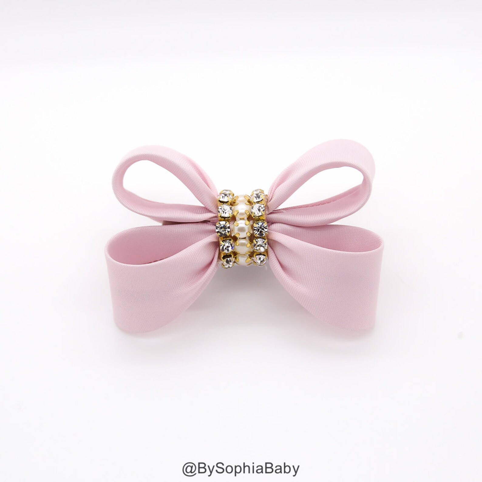 Baby Hair Clip Light Pink Bow Hair Clip Light Pink Hair - Etsy