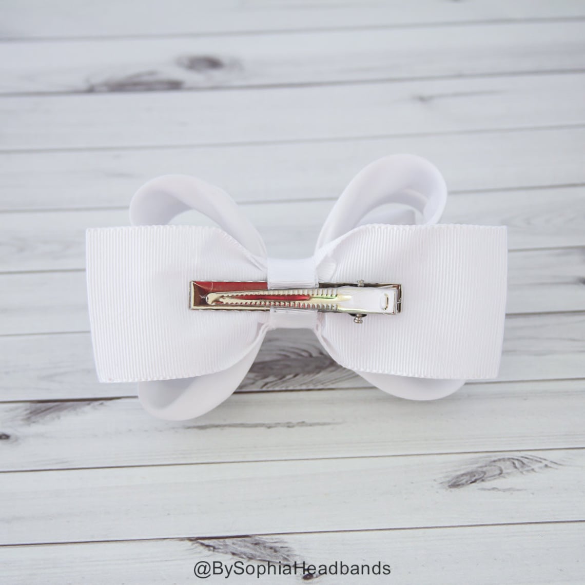 White Hair Clip White Bow Hair Clip Bow Hair Clip Toddler - Etsy