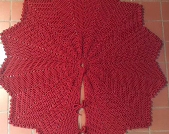 Beautiful Handmade Crochet Christmas Tree Skirt - Etsy