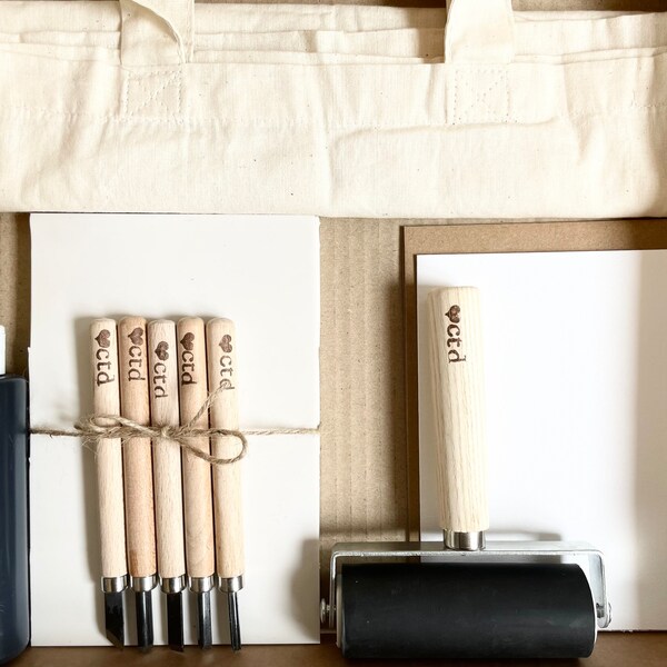 Lino Printing Kit - Etsy UK