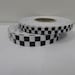 10mm 15mm 25mm 38mm 50mm Block Woven Ribbon Chequered Square Police ...