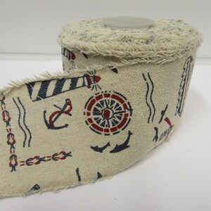 Vintage Burlap Frayed Ribbon 60mm Rolls, 2 or 10 Metres, Hessian Fringe ...