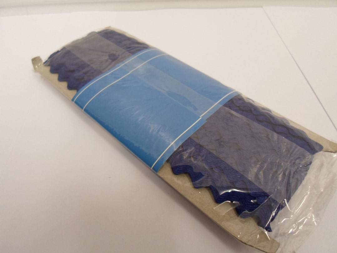 1 Roll of Navy Blue Rick Rack Lace, Minimum 27 Metres, Trim Tape - Etsy