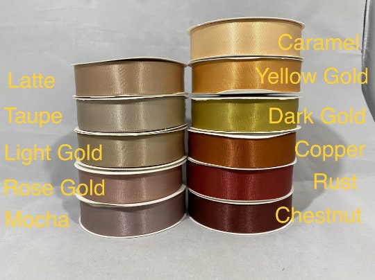 38mm Double Side Satin Ribbon 2 Metres or 25 Metre Full Roll - Etsy