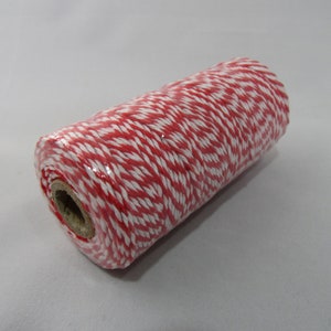 2 Metres or Full Roll 100 Metres Bakers Twine Cord Rope String Tread ...
