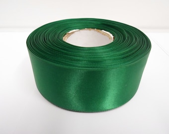 Emerald Green Satin Ribbon - Etsy