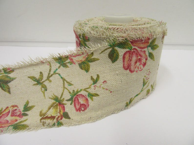 Vintage Burlap Frayed Ribbon 60mm Rolls 2 or 10 Metres - Etsy UK