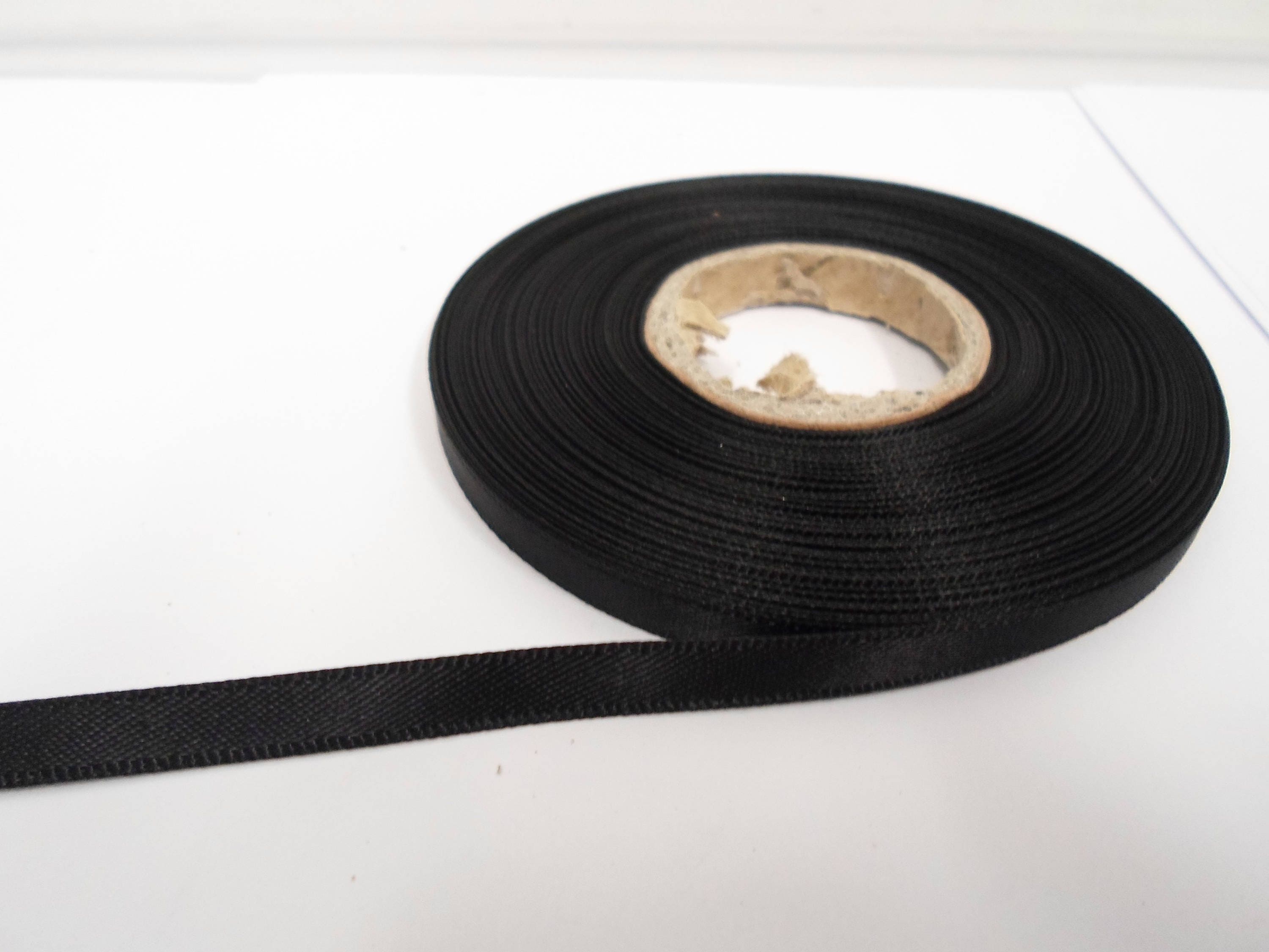 3mm 7mm 10mm 15mm 25mm 38mm 50mm Rolls Black Satin Ribbon 2 | Etsy