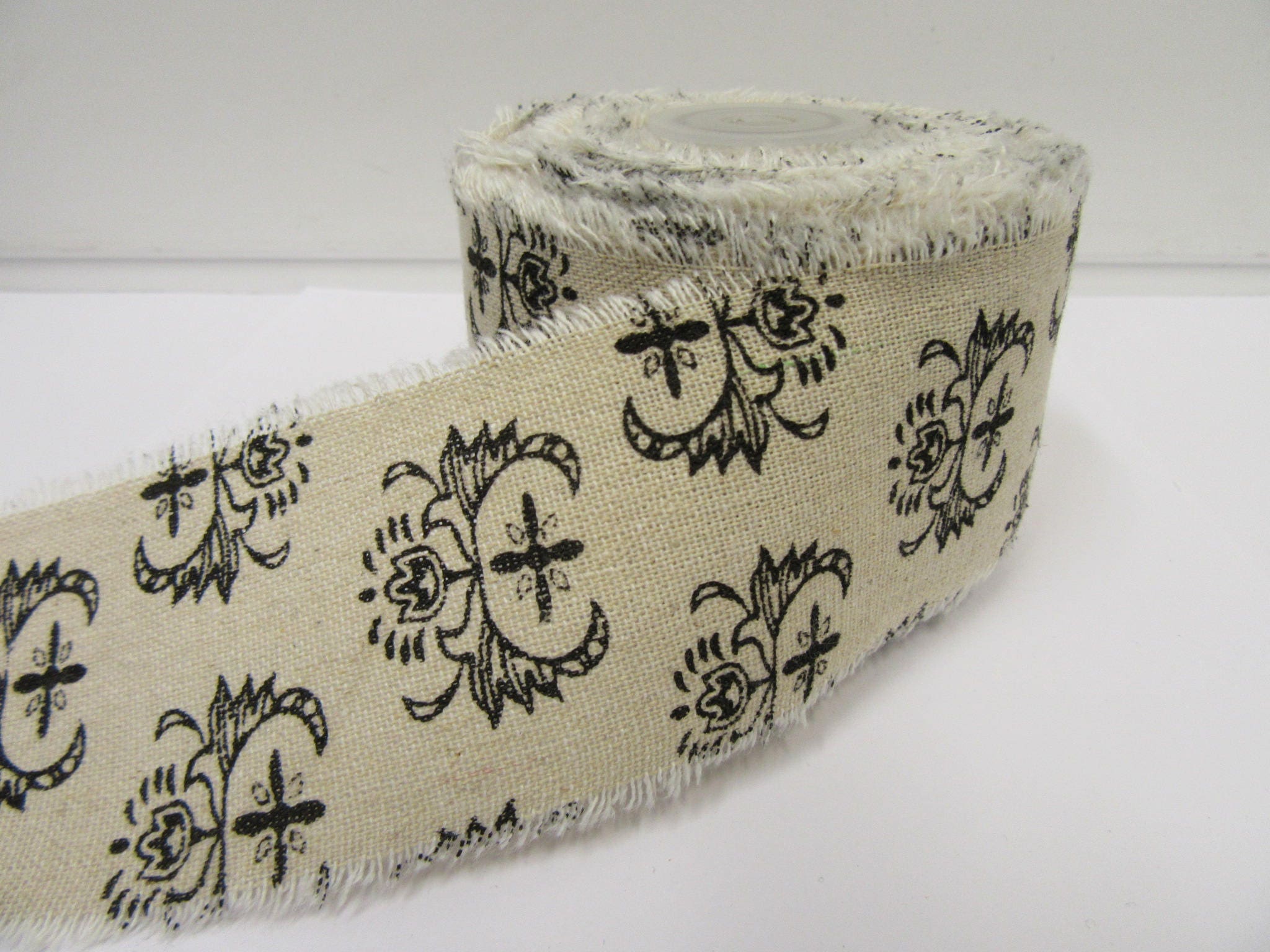 Vintage Burlap Frayed Ribbon 60mm Rolls 2 or 10 Metres - Etsy