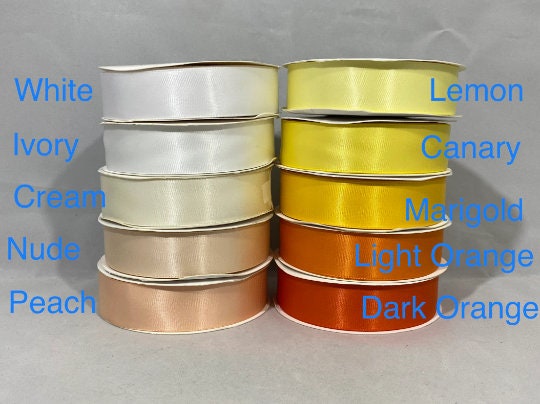 38mm Double Side Satin Ribbon 2 Metres or 25 Metre Full Roll - Etsy