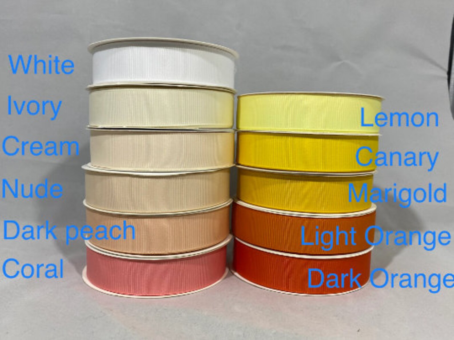 16mm Double Side Grosgrain Ribbon 2 Metres or 20 Metre Full - Etsy UK