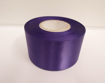 Plum Satin Ribbon | Etsy