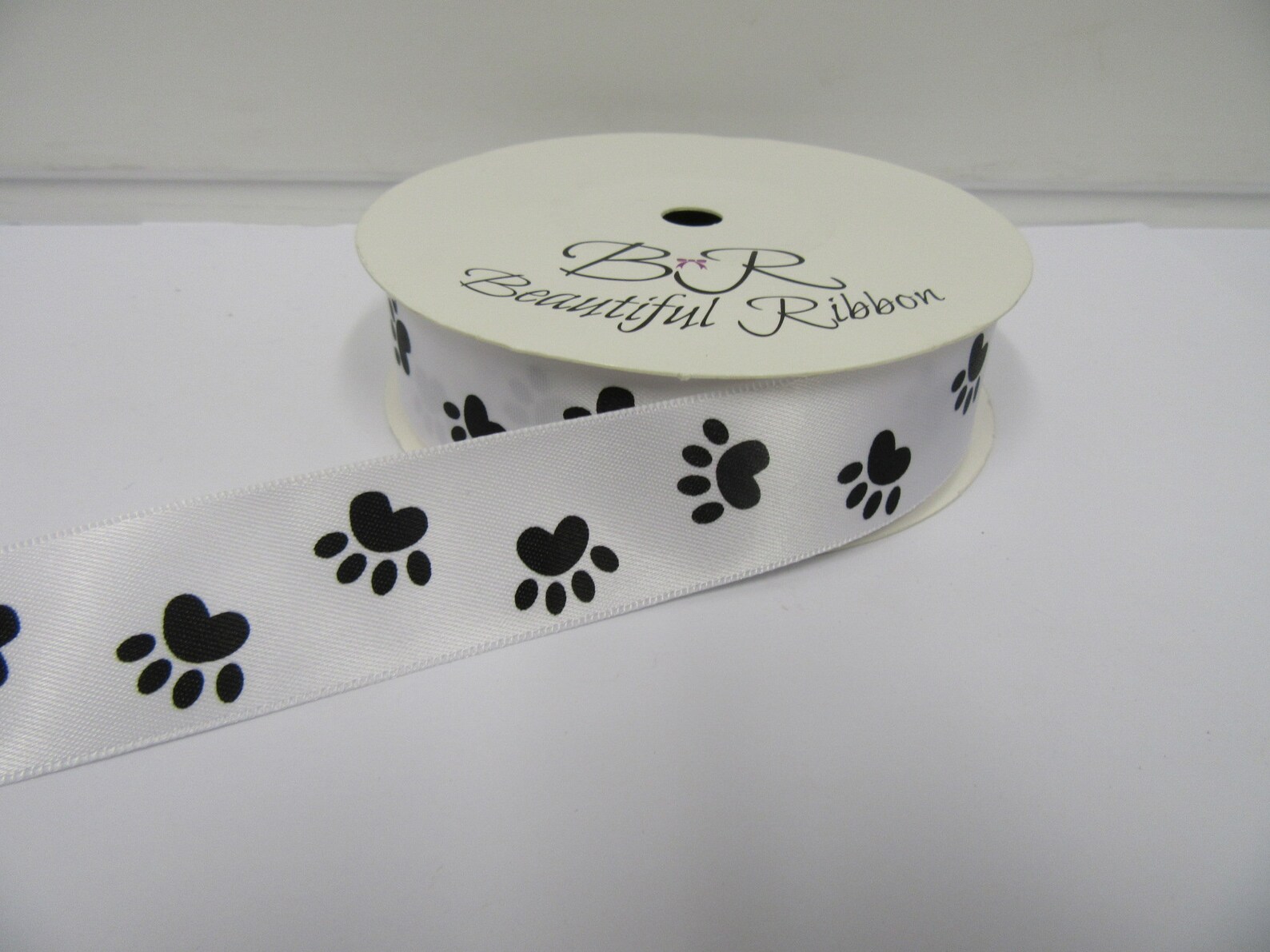 25mm Pet Paw Print Satin Ribbon 2 or 25 Metres Cat Dog Prints - Etsy