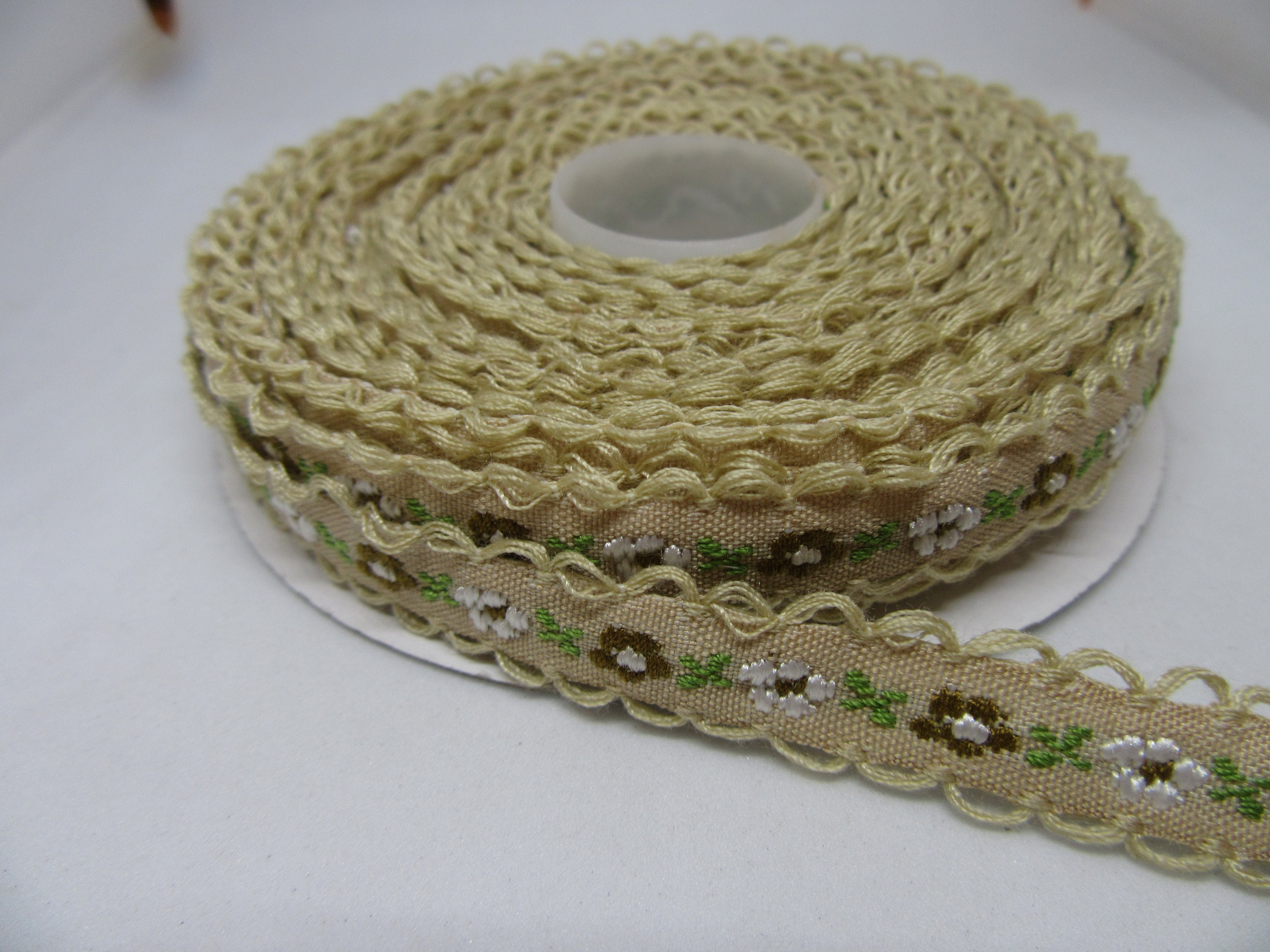 12mm 2 metres or Full Roll 10 metres Embroidered Scallop Edged | Etsy