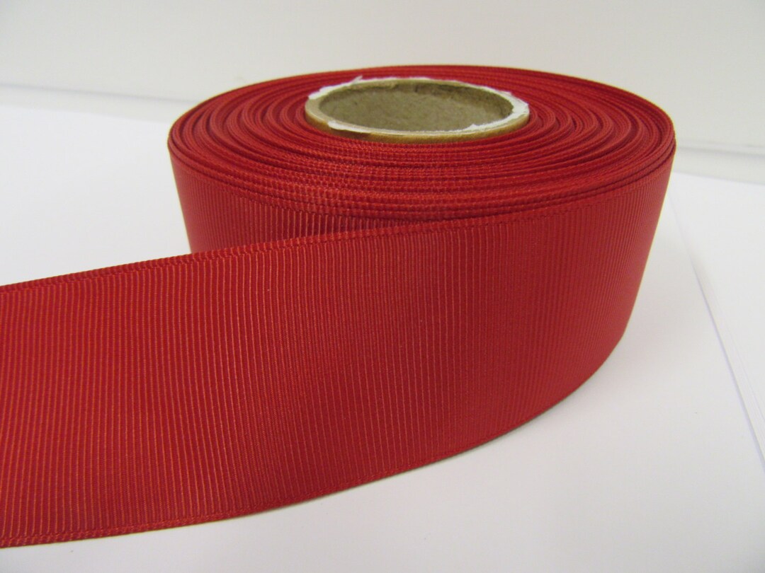 Grosgrain Ribbon 3mm 6mm 10mm 16mm 22mm 38mm 50mm Rolls Ruby Dark Red 2 ...