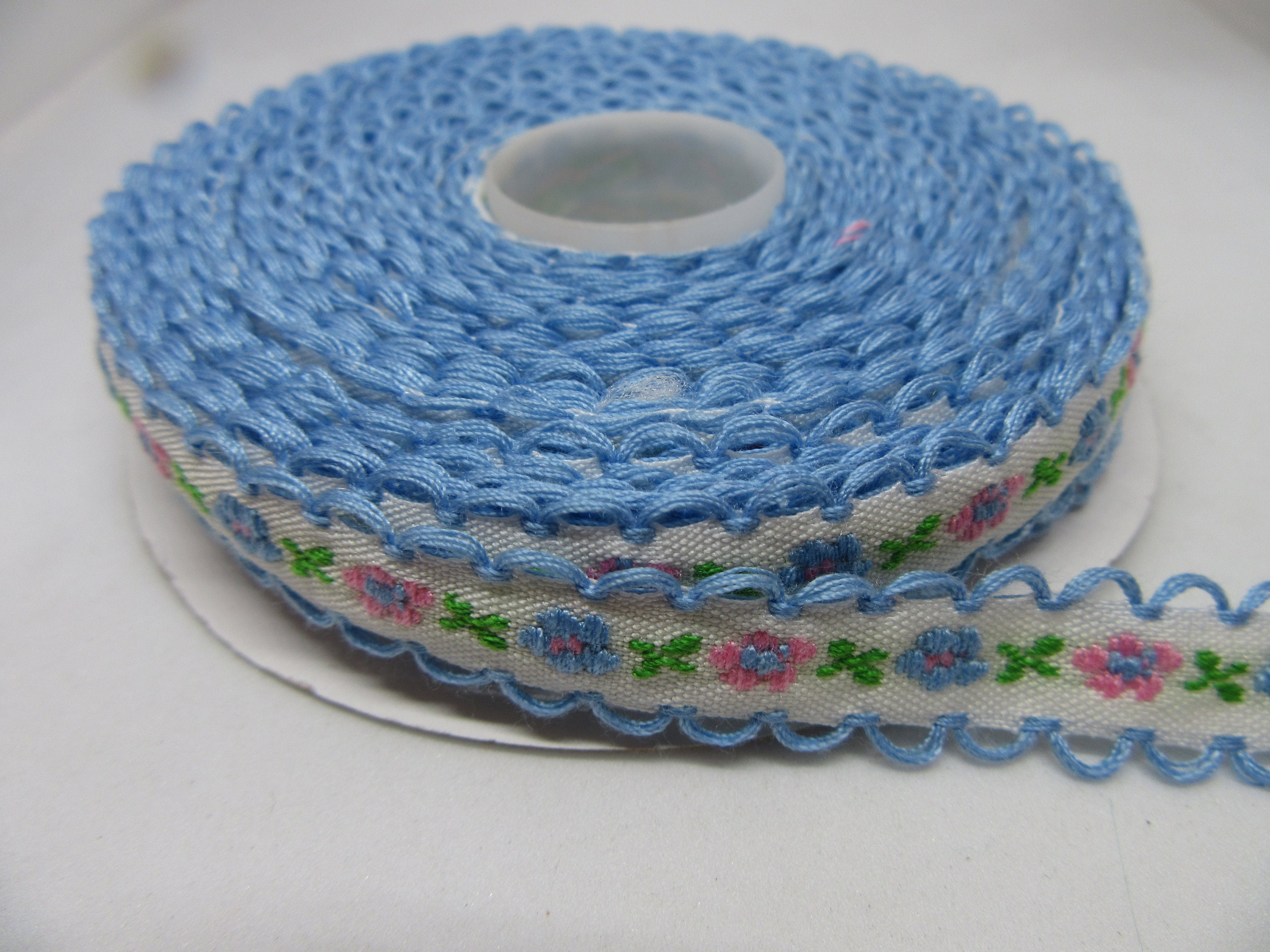 12mm 2 Metres or Full Roll 10 Metres Embroidered Scallop Edged - Etsy UK