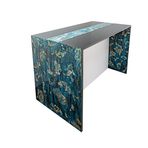 Contemporary Kitchen Island in Copper. Breakfast Bar. Dining - Etsy UK