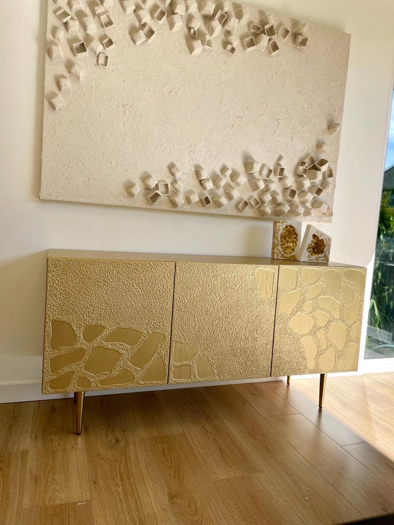 Handmade Sideboard Gold 140cm Made to Measure - Etsy